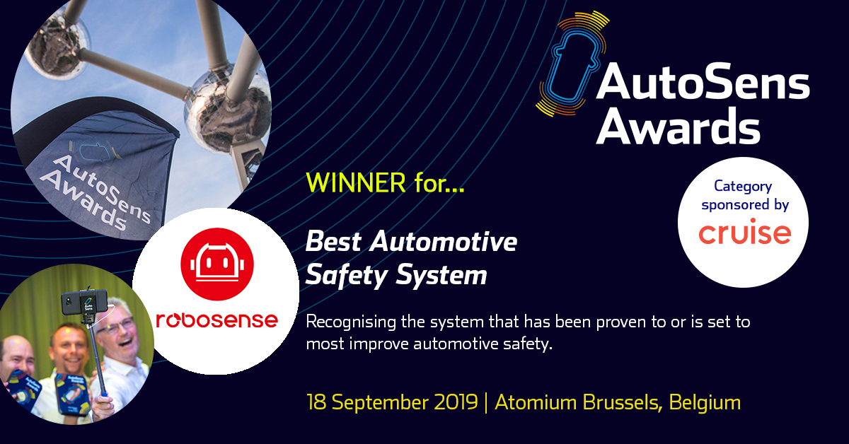 RoboSense斩获行业国际大奖--AutoSens Awards - RoboSense速腾聚创 | 让世界更安全，让生活更智能